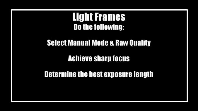 How to take Light Frames, Flat Frames, Bias Frames & Dark Frames for ...